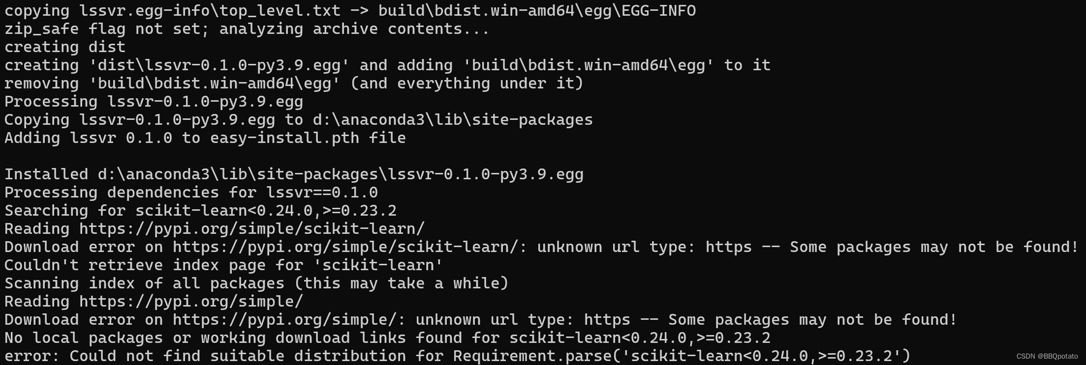 python安装外部包/依赖库 以安装lssvr包为例-CSDN博客
