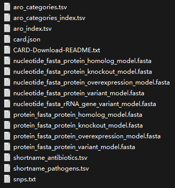【生物信息】CARD数据库预测耐药基因-CSDN博客