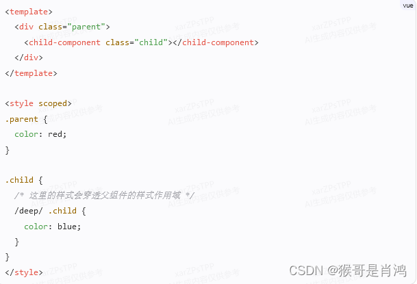 一文弄懂vue中样式穿透v-deep_vue ::v-deep-CSDN博客