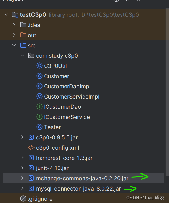 java 测试连接C3P0 小案例_java使用c3p0-CSDN博客