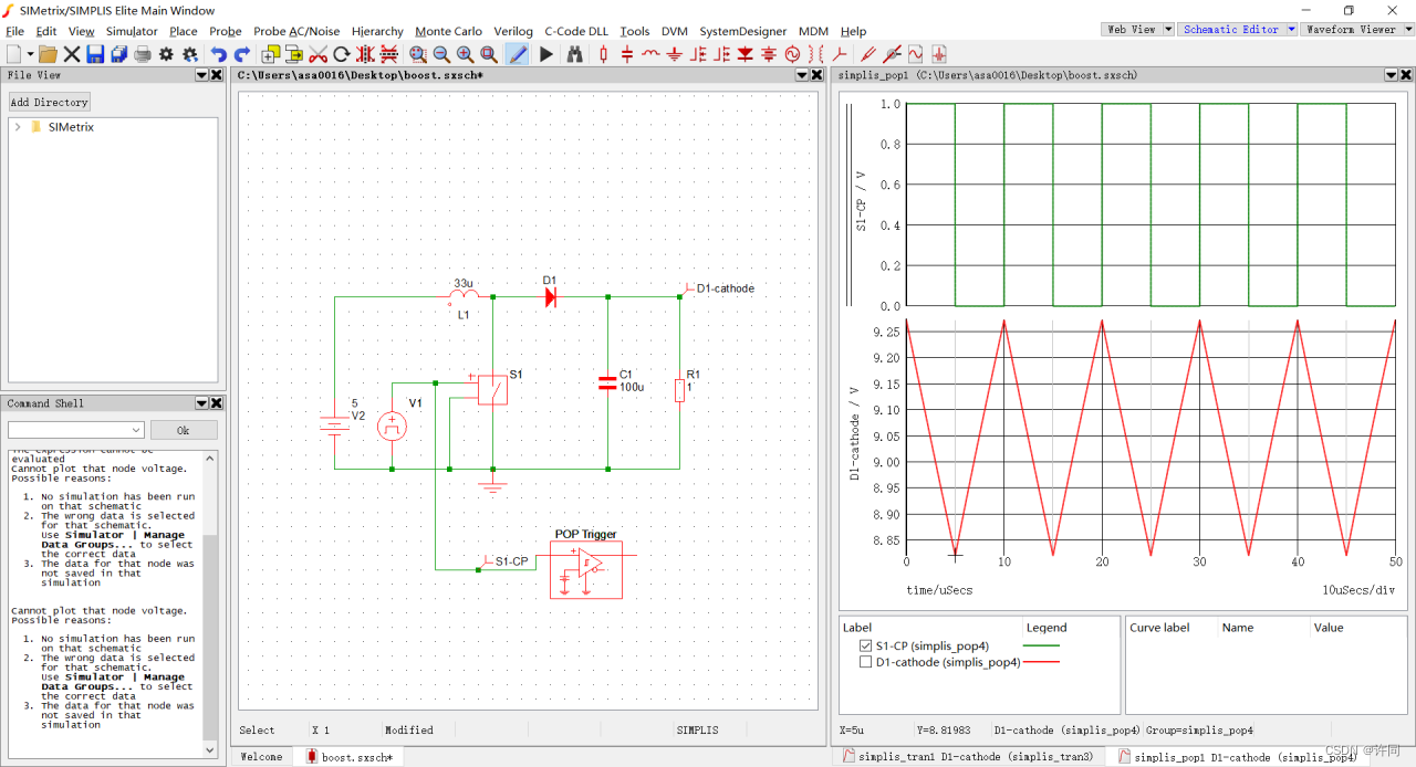 SIMPLIS POP仿真_simplis仿真-CSDN博客
