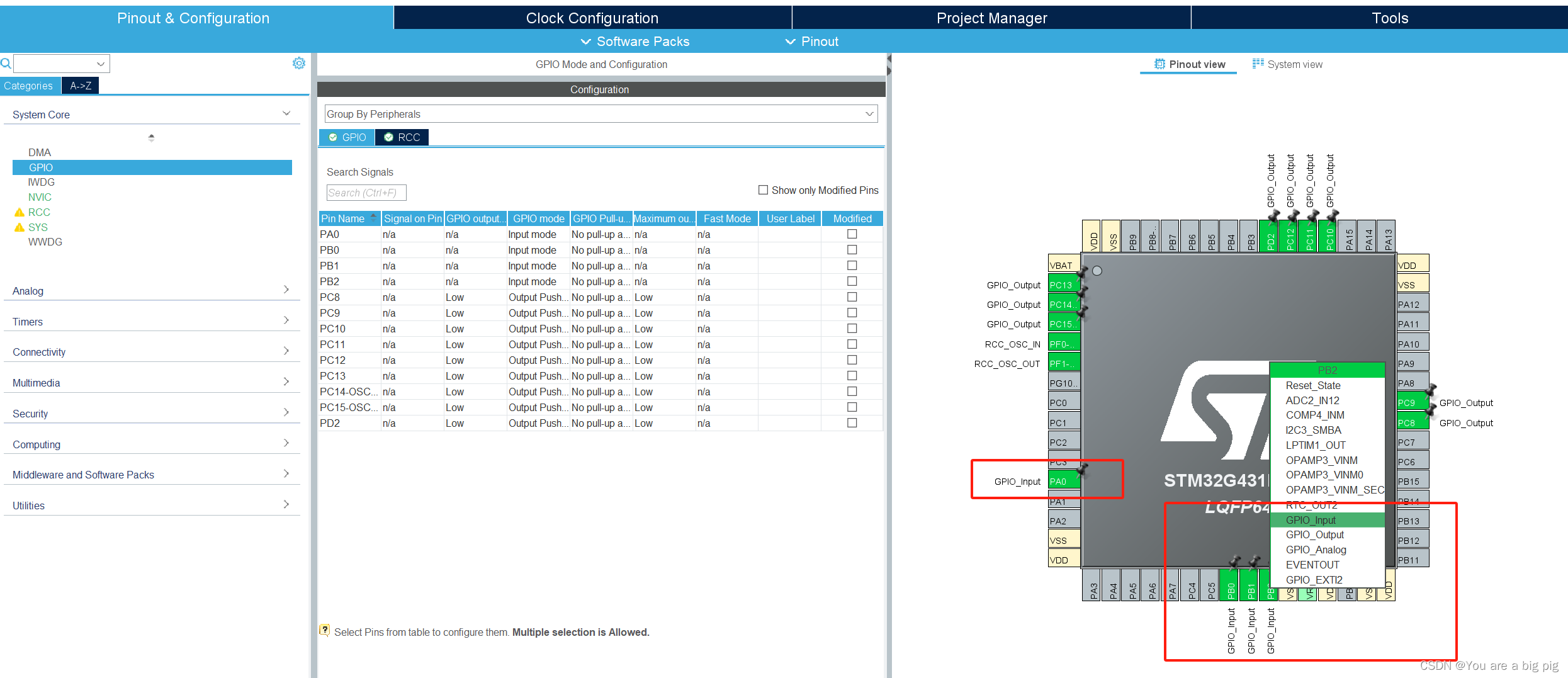 蓝桥杯嵌入式(STM32G431RBT6)之轮询模式下的按键_stm32g431rbt6按键-CSDN博客
