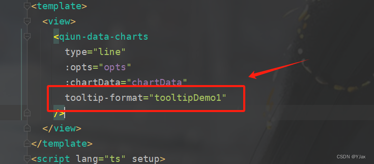 使用qiun-data-charts（ucharts)自定义tooltip（文本， 换行）-CSDN博客