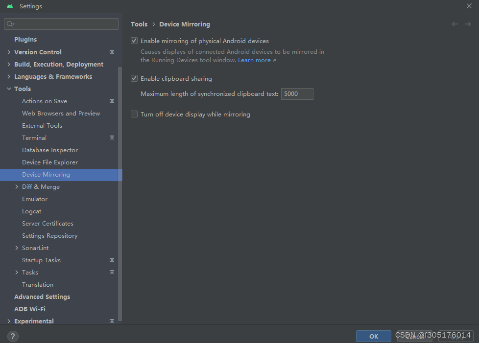 AndroidStudio RunningDevices 点击断开连接 Lost connection to the device. See the error log._android ...