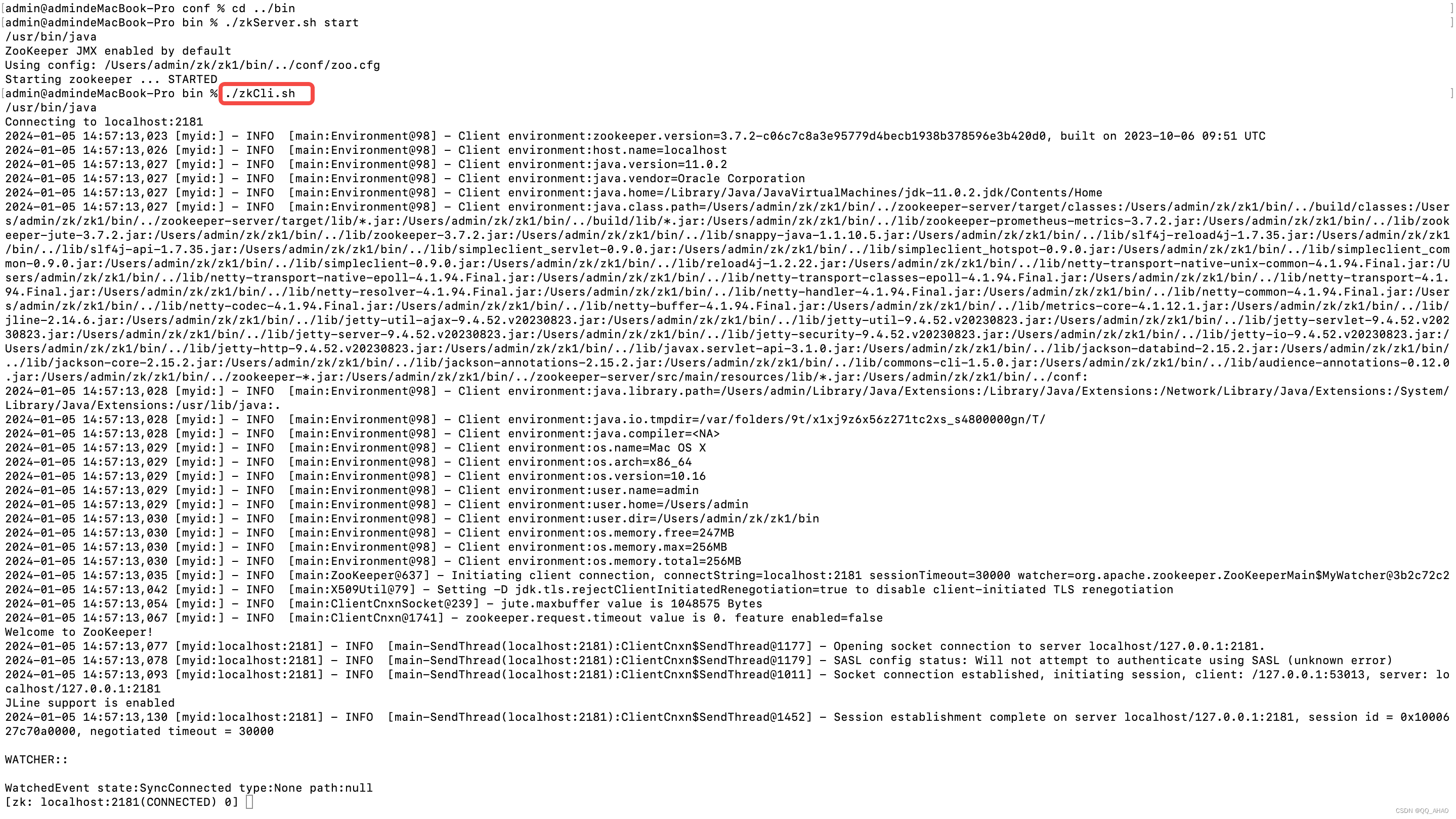 ZooKeeper 实战(一) 超详细的单机与集群部署教程（MacOS）_zk单机部署-CSDN博客
