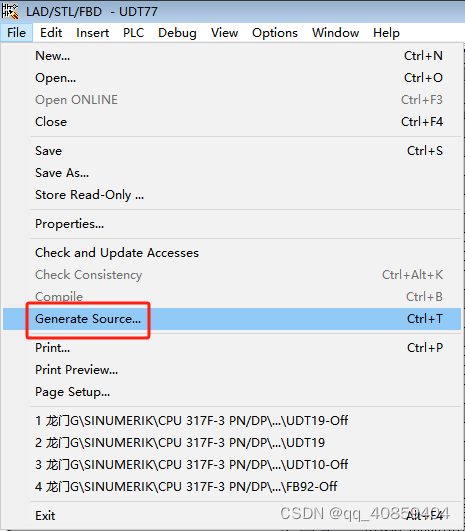 S7中UDT、DB块如何导入博途V17教程_博途怎么导入源文件-CSDN博客