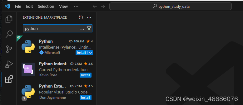 Vscode安装以及运行pythonvscode如何安装python包 Csdn博客