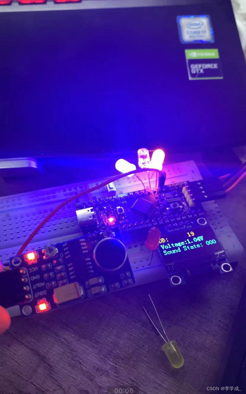 STM32f103+ADC+OLED+LED+LM386声音分贝数显_adc转分贝-CSDN博客