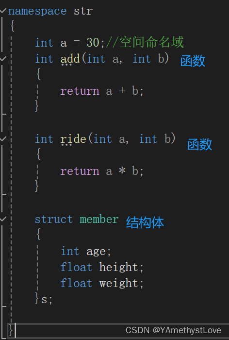 C++命名空间域namespace的基本介绍和使用_c++ namespace 当前域-CSDN博客