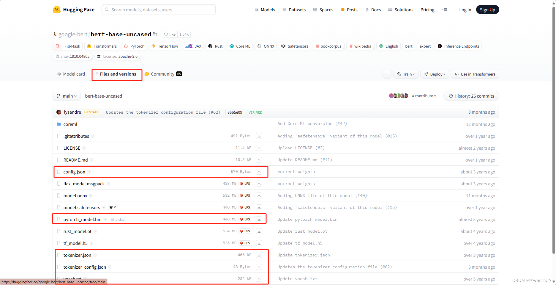 hugging face下载bert模型并使用_huggingface-cli download bert-base-uncased-CSDN博客