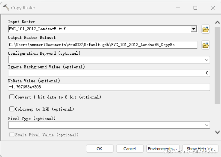 ArcMap中背景值设为0的方法_arcmap tiff 背景灰色的值120设成空值-CSDN博客
