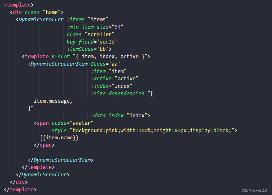 关于vue-virtual-scroller虚拟滚动适配问题_vue-virtual-scroller dynamicscroller 使用-CSDN博客