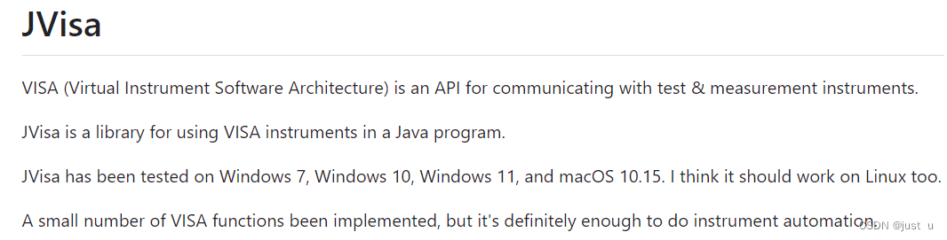 JAVA虚拟仪表VISA通信实例_java visa-CSDN博客