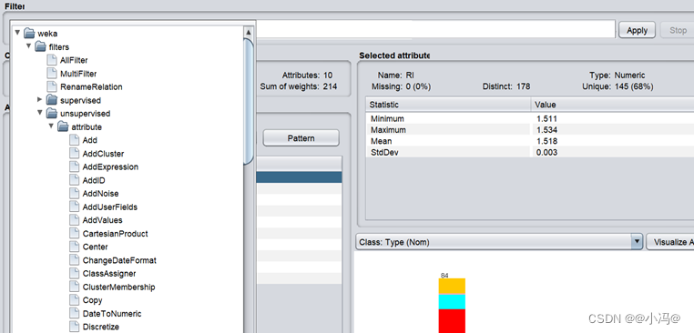 物联网智能信息处理_对glass.arff文件中的玻璃数据应用排序技术,确定基于信息增益的四个最重要的属性-CSDN博客