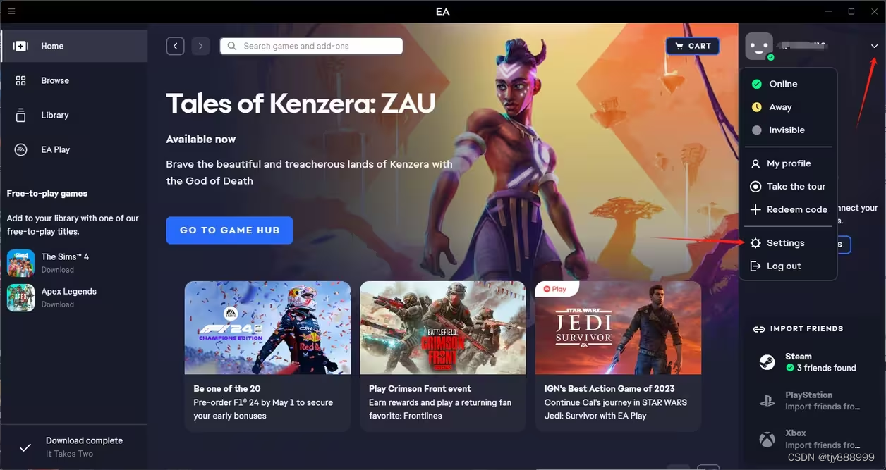 eaapp怎么调中文 ea app中文设置图文教程（必看)_eaapp修改游戏语言-CSDN博客