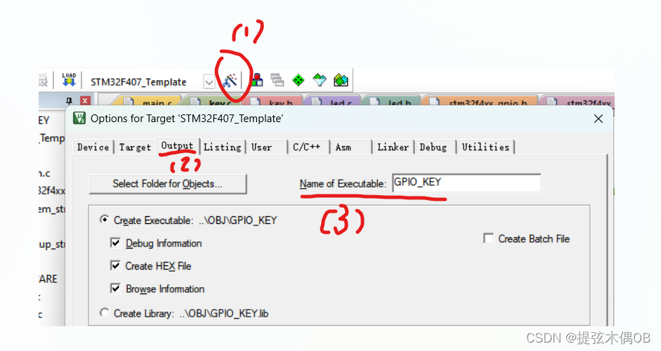 实验STM32F407------GPIO_LED/KEY_gpio端口实验程序-CSDN博客