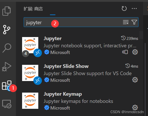 Vscode 安装启用建议的扩展python Jupytervscode使用jupyter选择内核 安装启用建议的扩展 Csdn博客