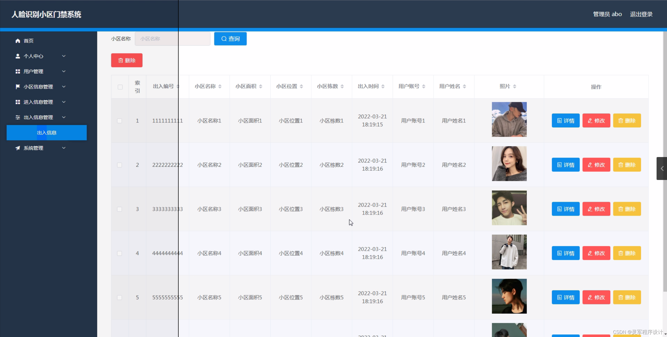 Java人脸识别小区门禁系统ssm框架毕业设计java人脸识别门禁 Csdn博客 