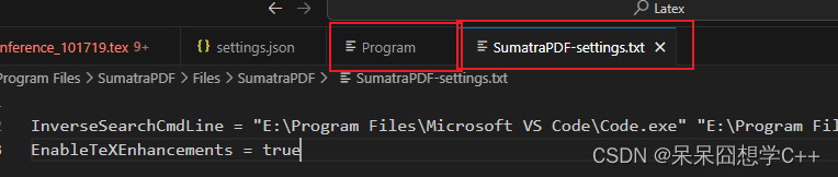 初次配置vscode + Latex +SumatraPdf_latex+vscode+smartpdf-CSDN博客