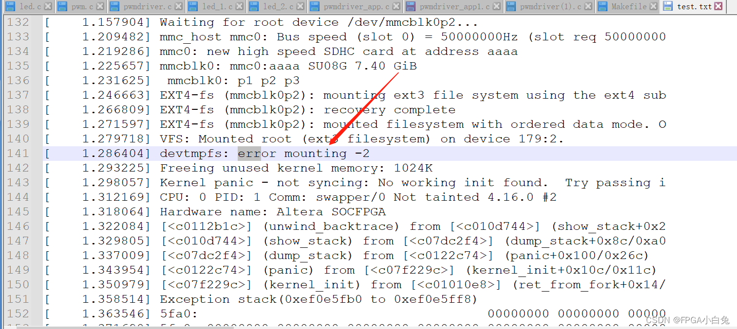 SD卡启动卡在 devtmpfs: error mounting -2 文件系统问题-CSDN博客