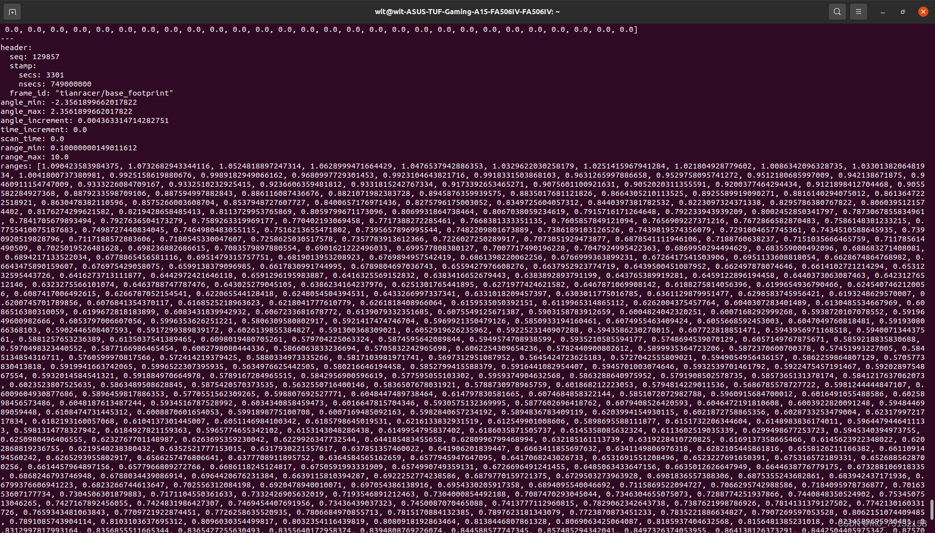 睿抗-ROS 仿真赛（二）雷达测距_msg.ranges[0]-CSDN博客