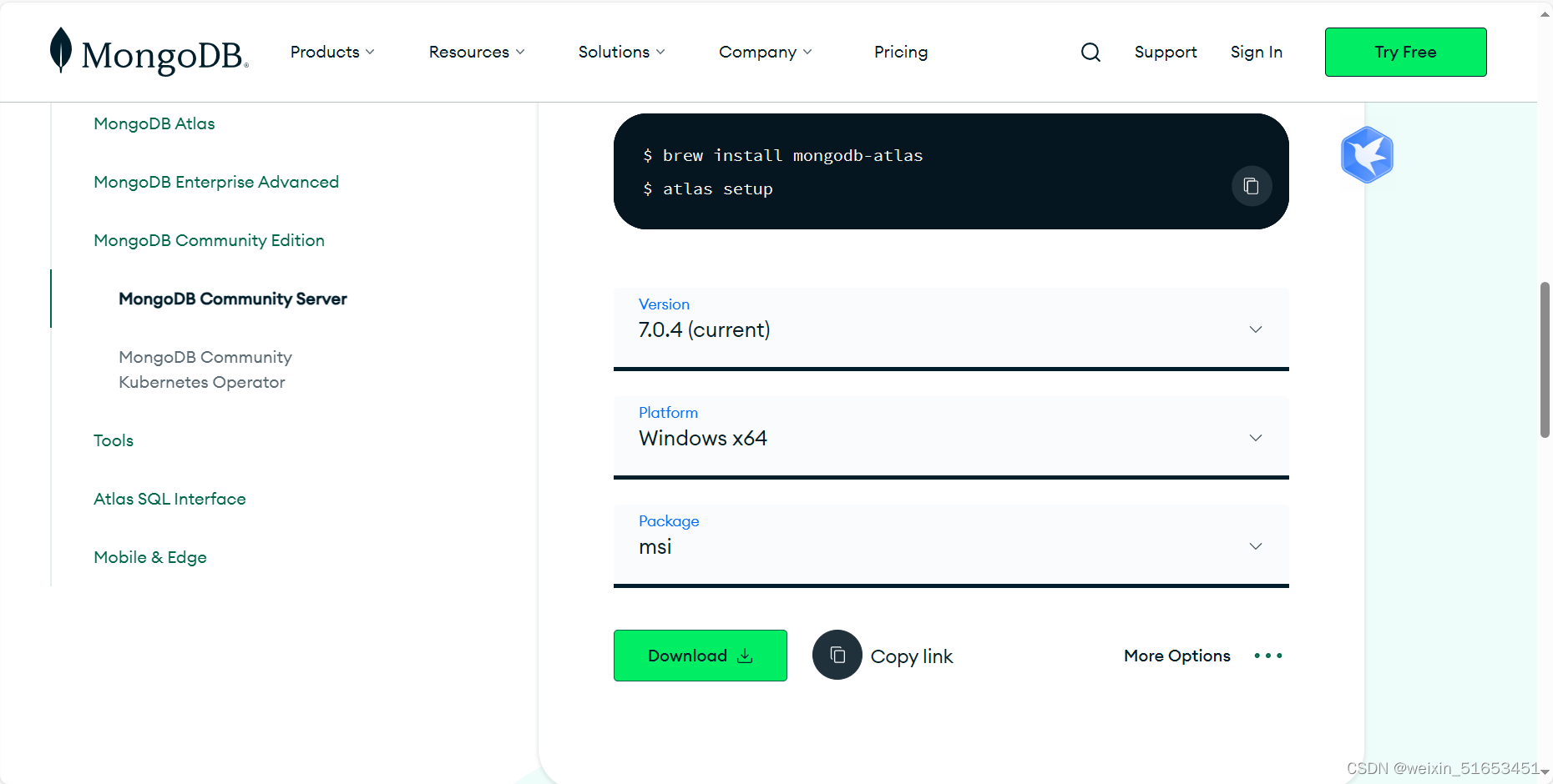 MongoDB安装及问题处理_mongodb安装不上-CSDN博客