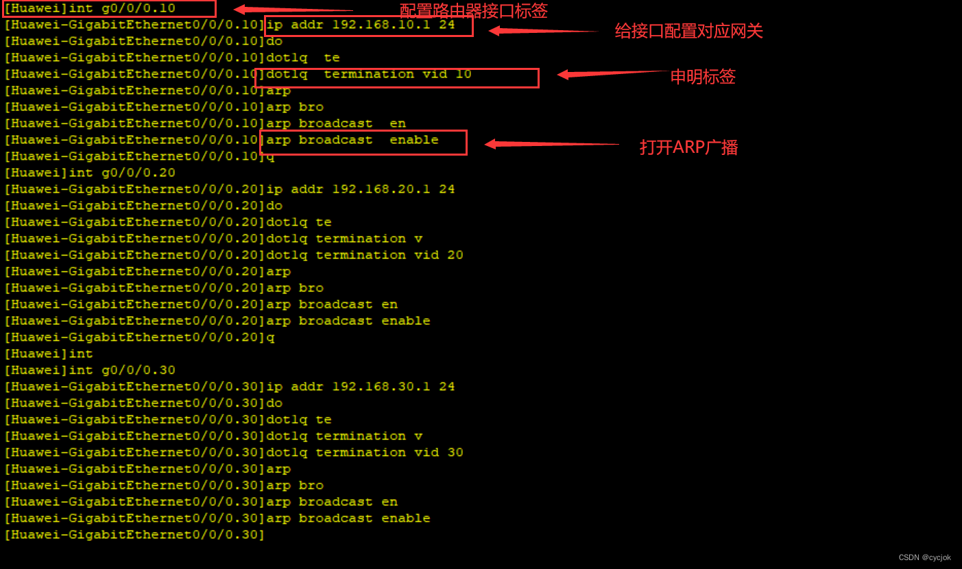 路由器的VLAN配置_路由器配置vlan-CSDN博客