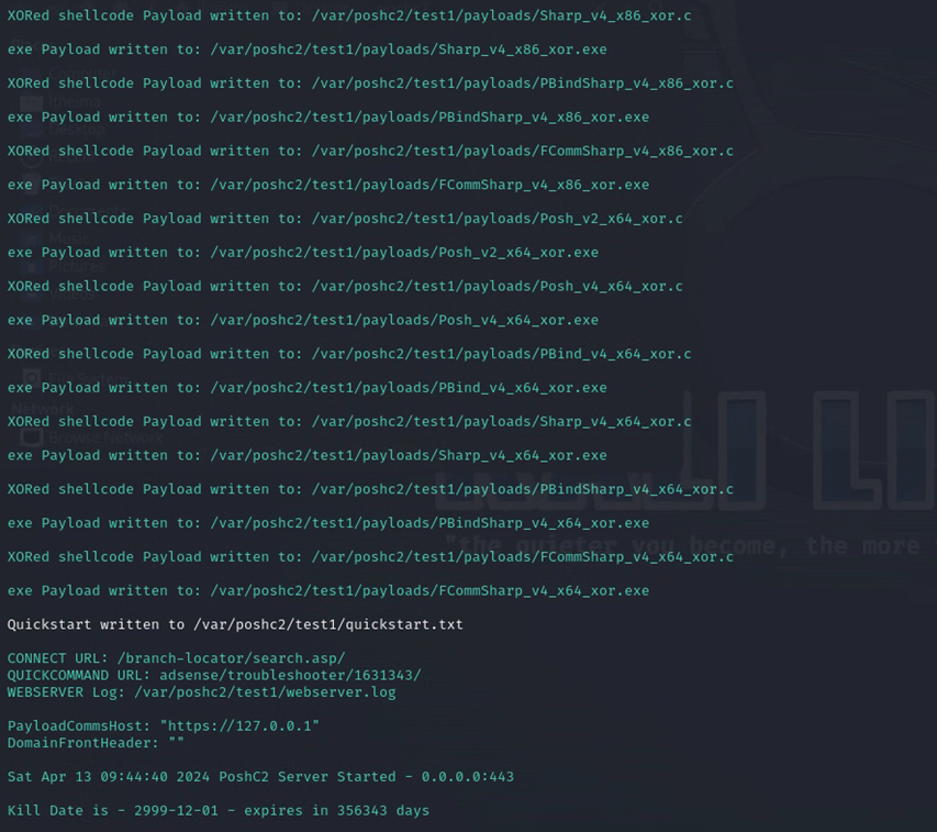 Cali Linux上的PoshC2安装和使用-CSDN博客