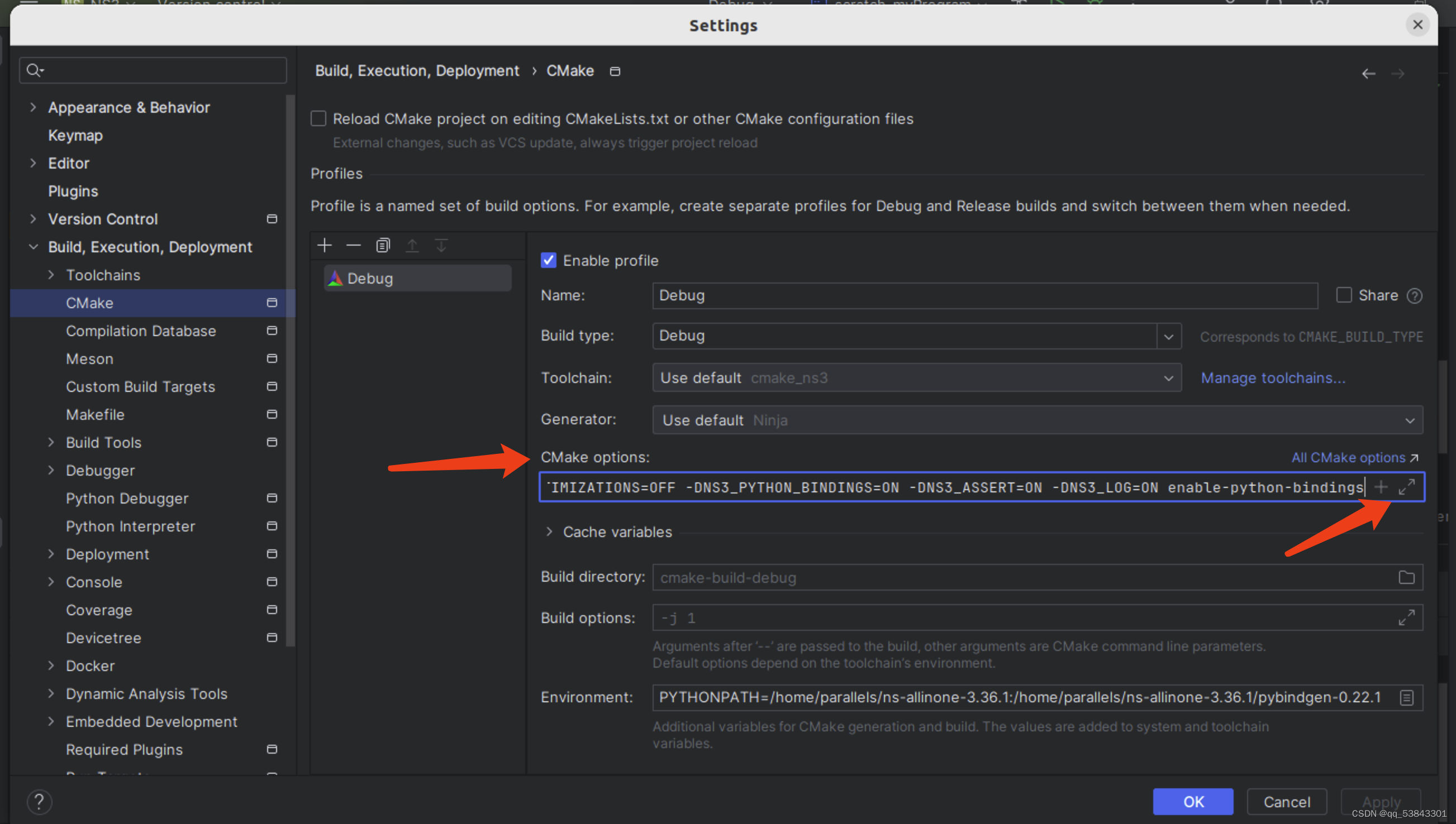 MAC上安装NS3可视化工具PyViz，配置CLion使用-CSDN博客