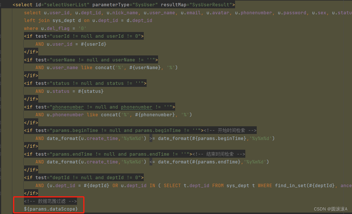 Ruoyi | AOP 类DataScopeAspect 的分析_若依datascope-CSDN博客
