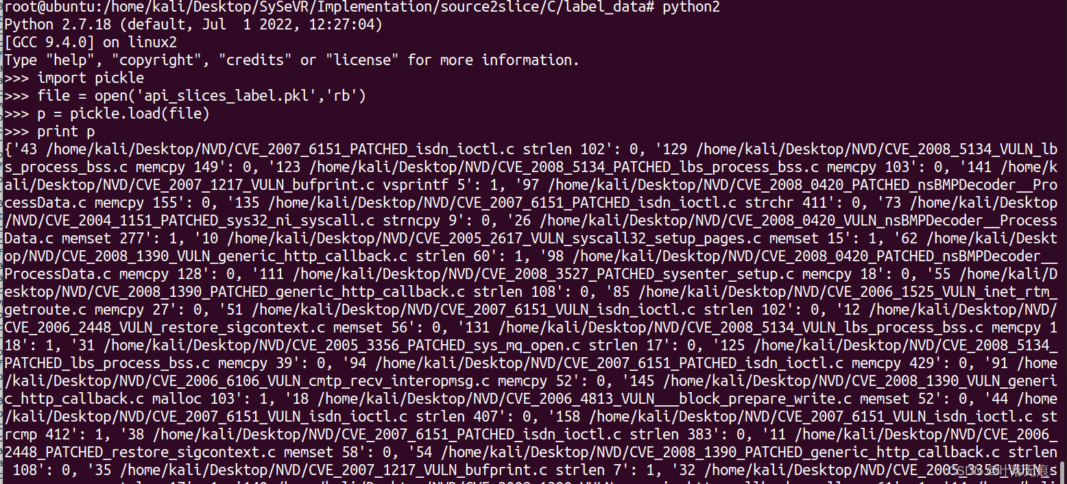SySeVR复现指南-CSDN博客