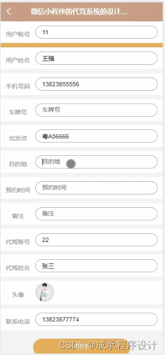 Springboot计算机毕业设计微信小程序的代驾系统的设计与实现【附源码】开题论文mysql程序部署微信小程序代驾系统论文 Csdn博客 