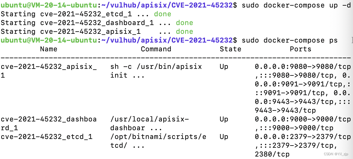 复现vulhub中apache Apisix Dashboard Api权限绕过导致rce（cve 2021 45232）apisix Dashboad Csdn博客