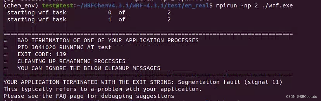 WRFChem运行过程中遇到的问题_attributeerror: netcdf: attribute not found-CSDN博客