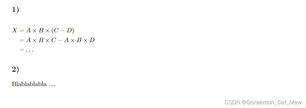 Latex 中使用 align 对齐时，让多行公式靠左显示_latex align-CSDN博客