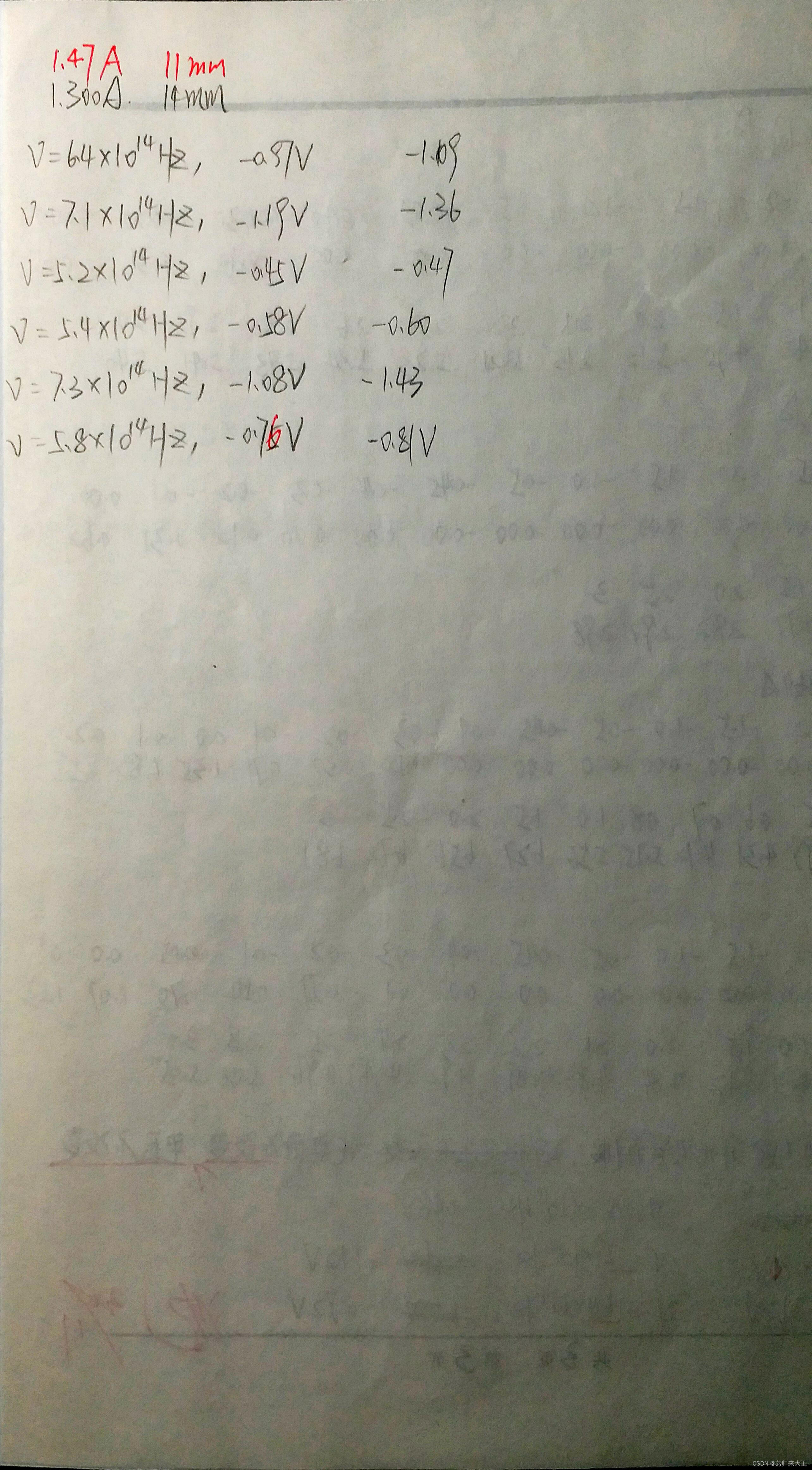 北京信息科技大学物理实验A-光电效应实验及普朗克常数的测量（图片版）-CSDN博客