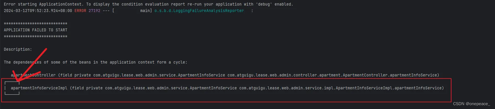 Error starting ApplicationContext. To display the condition evaluation report re-run your ...