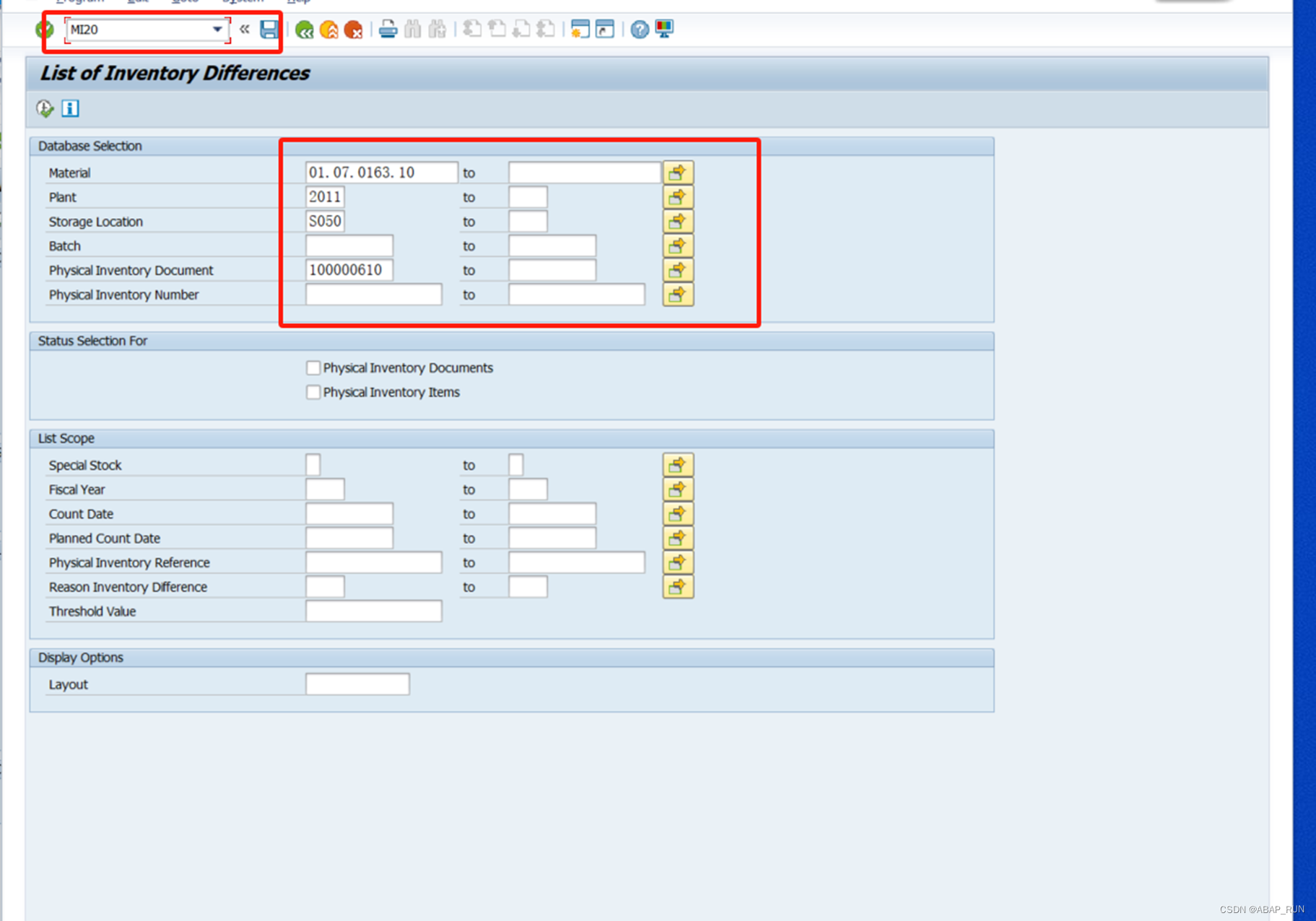 SAP MM盘点流程梳理_sap mi查看盘点单状态-CSDN博客