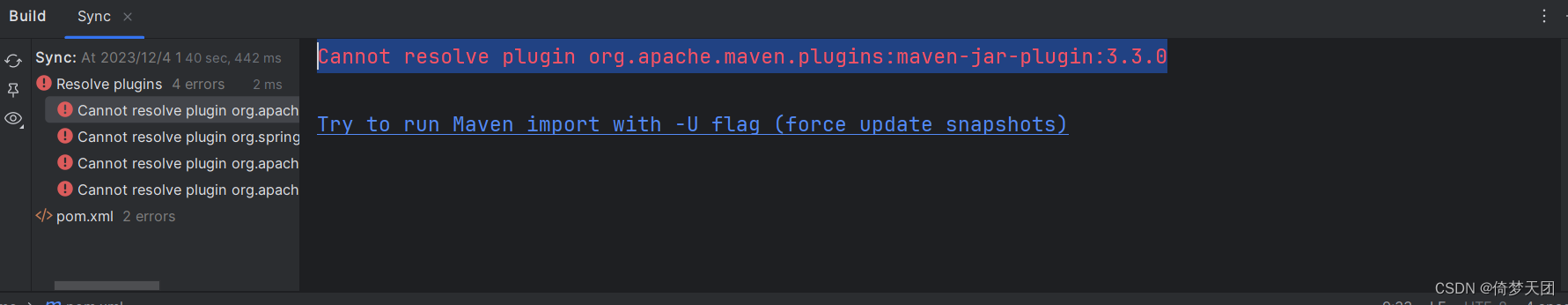 Spring Boot运行中问题_a java agent has been loaded dynamically-CSDN博客