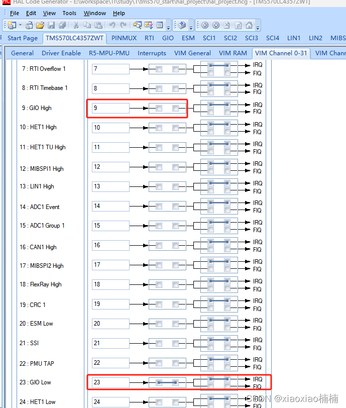 TMS570配置GIO外部中断_ti gio中断-CSDN博客