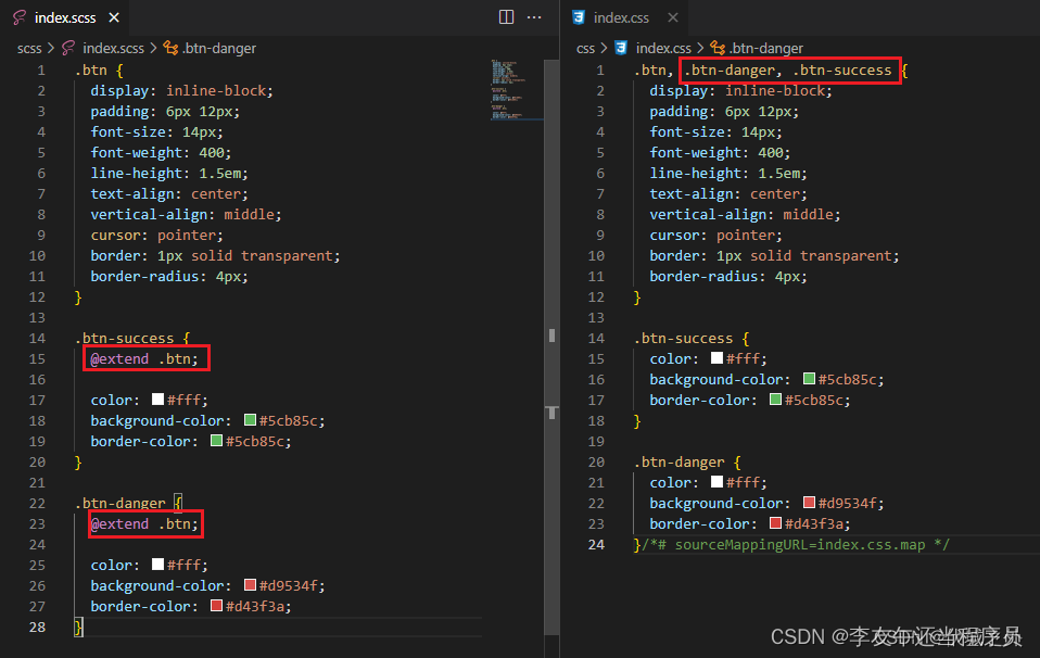 scss--混入@mixin、@inclue、占位选择器 %、继承 @extend、插值语法 #{}、_scss @include-CSDN博客