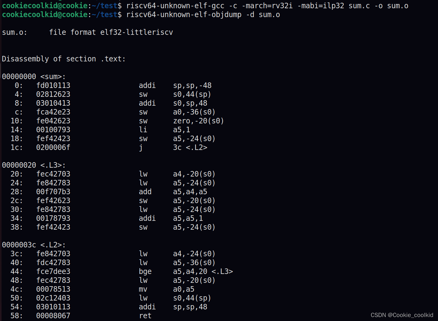 从 C 语言代码转化到 riscv32 机器码_怎么把c代码转为risc-v-CSDN博客