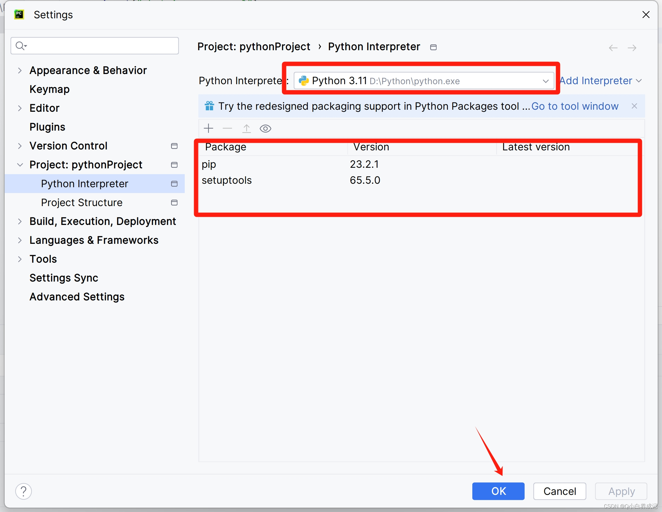 PyCharm Community Edition 2023.3.1解释器配置_pycharm community edition 解释器 ...