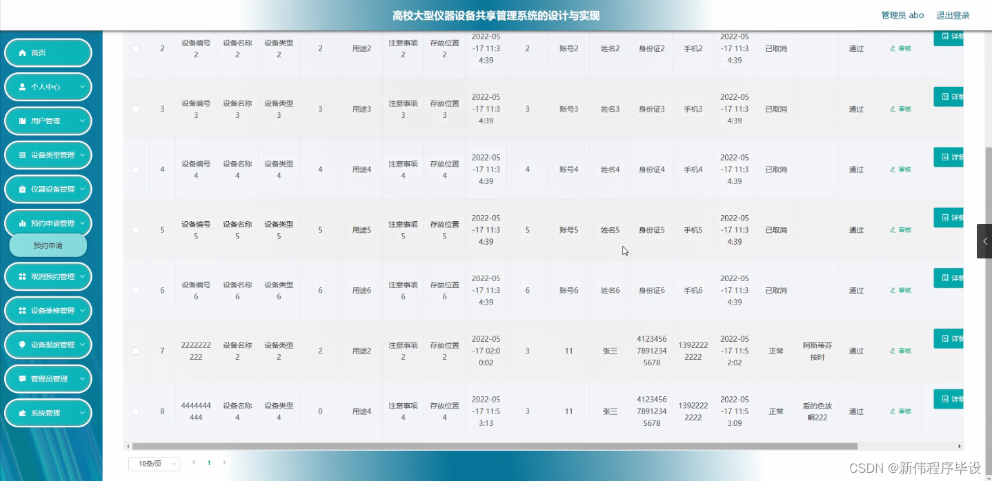 Java计算机毕业设计高校大型仪器设备共享管理系统的设计与实现（附源码springboot开题论文部署）java怎么做一个设备管理系统 Csdn博客