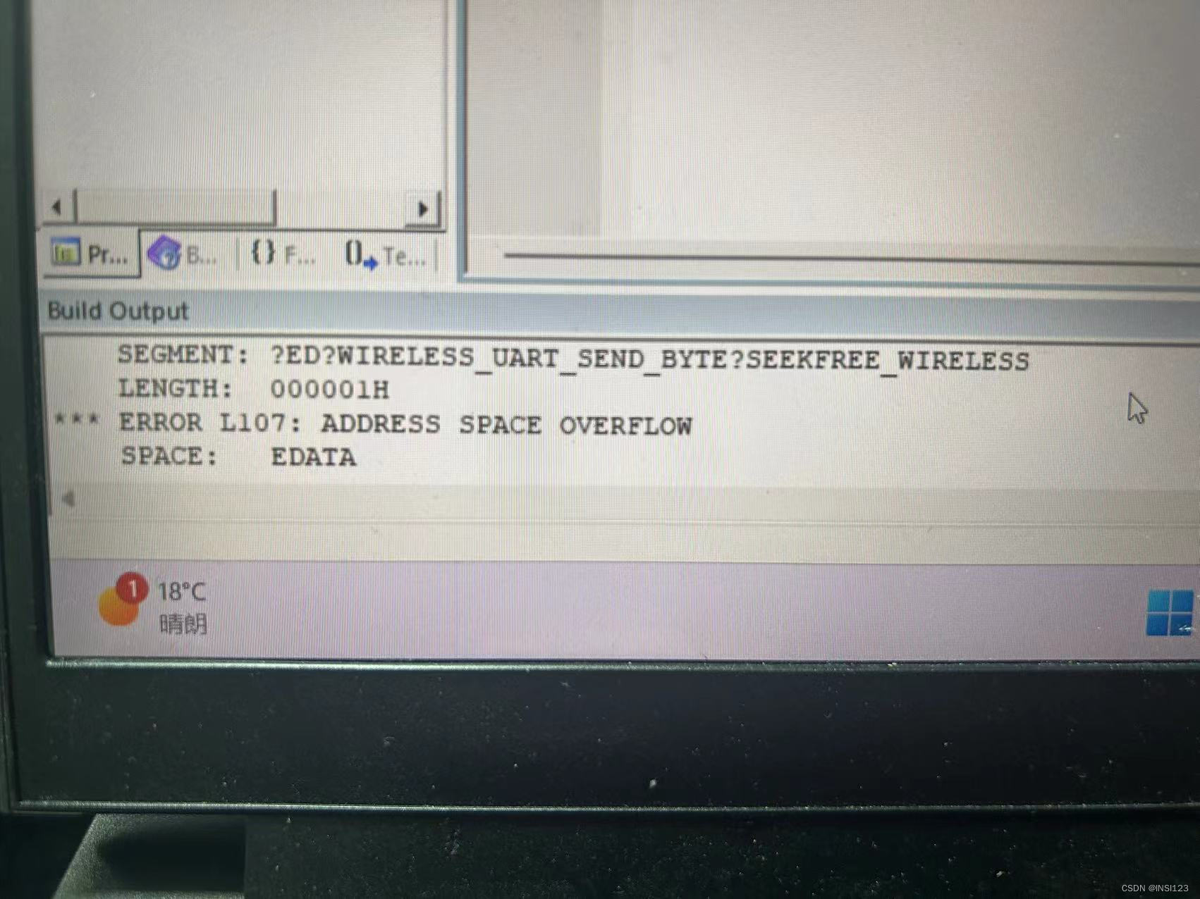 keil 报错error L107: ADDRESS SPACE OVERFLOW_keil error l107-CSDN博客