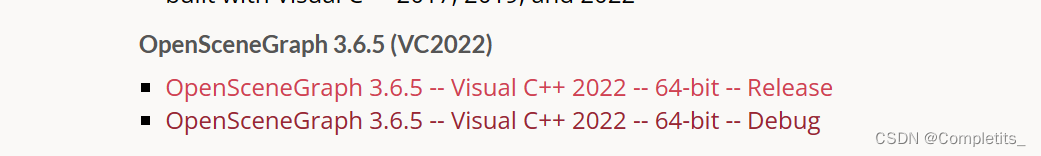OSG3.6.5+VS2022配置 无需CMake编译_osg 3.6.5-CSDN博客