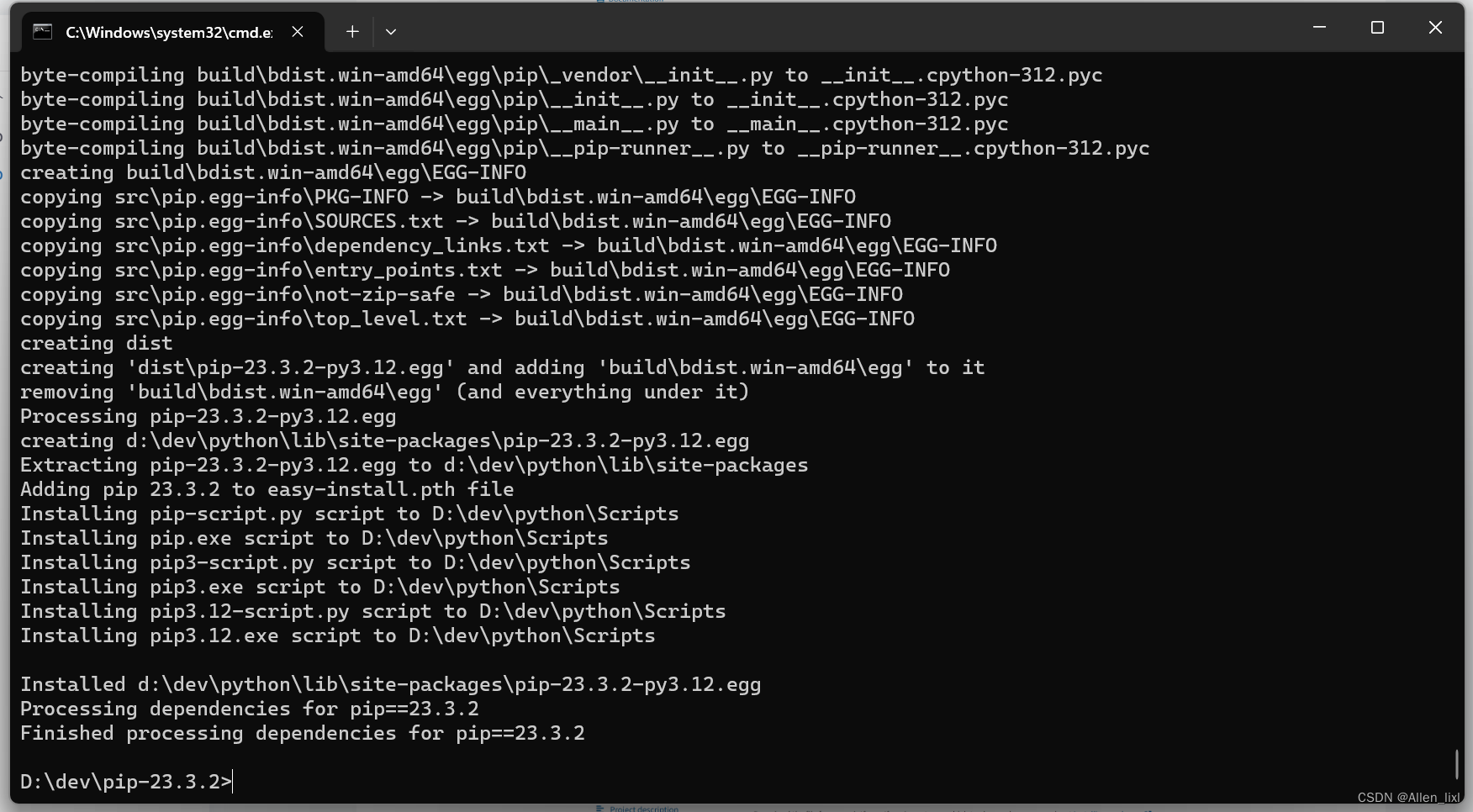 在windows下安装pip的教程_windows 安装pip-CSDN博客