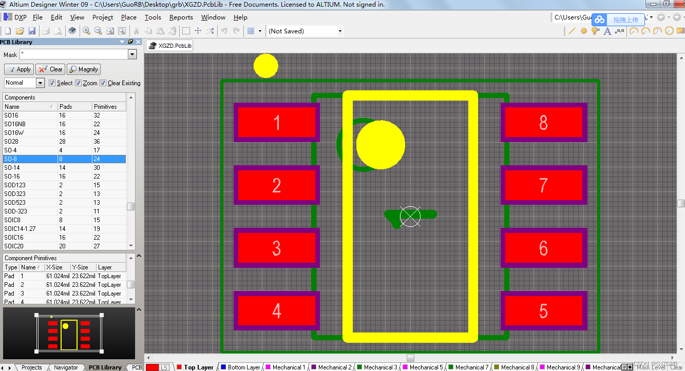 Altium Designer AD元件库 AD09_AD21库 原理图库（2M-400个器件）+PCB封装库（46M-900个封装）_ad最新原理图库-CSDN博客