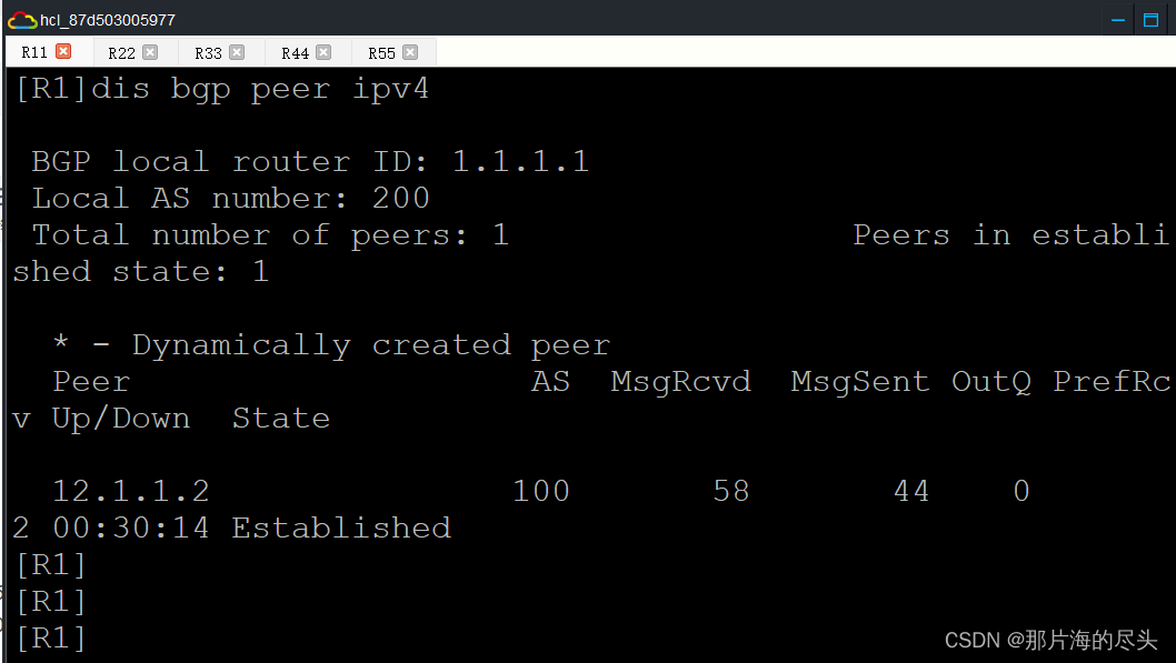 BGP（一个实验教你学会如何配置IBGP与EBGP）_ibgp配置-CSDN博客