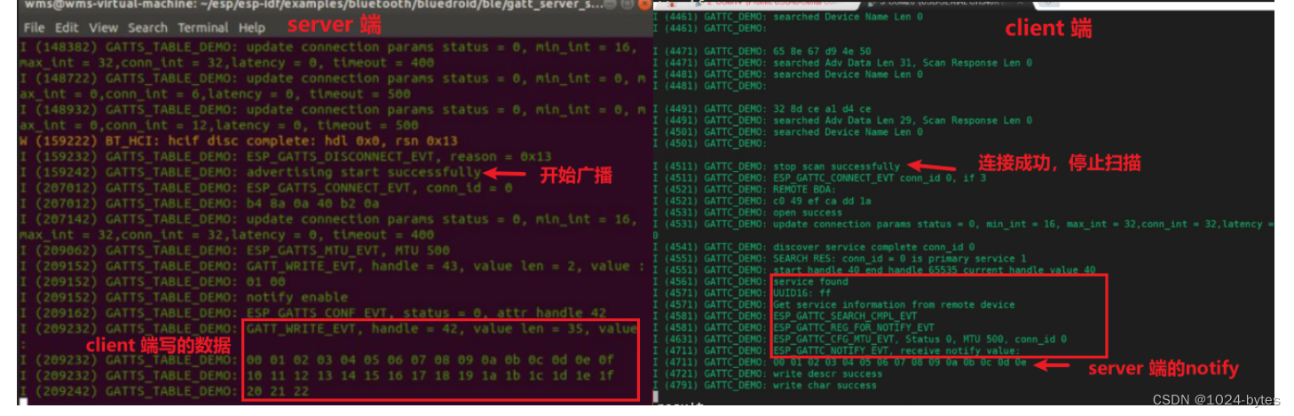 【ESP32蓝牙通信】gatt_client 和 gatt_server 调试_gatt client-CSDN博客
